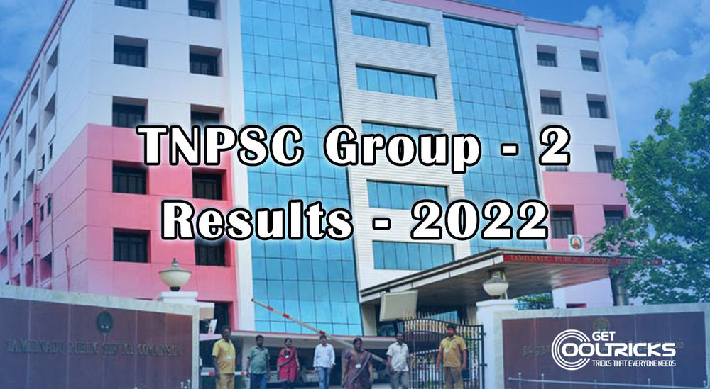 TNPSC Group 2 Result 2022 - Published - Get Cool Tricks